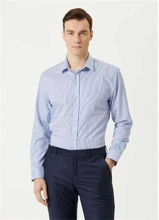 Network Erkek GÖMLEK Mavi 42 EU