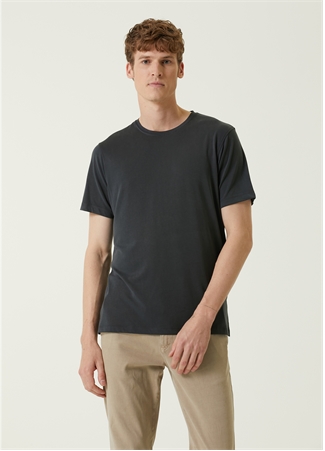 Beymen Collection Erkek Cool Touch Antrasit Bisiklet Yaka T-shirt Gri XL EU Beymen Collection Erkek Cool Touch Antrasit Bisiklet Yaka T-shirt Gri XL EU