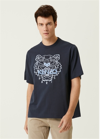 Kenzo Erkek Lacivert Logo Nakışlı T-shirt XS EU Kenzo Erkek Lacivert Logo Nakışlı T-shirt XS EU