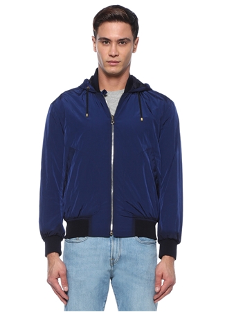 Paul Smith Erkek Lacivert Kapüşonlu Mont L EU