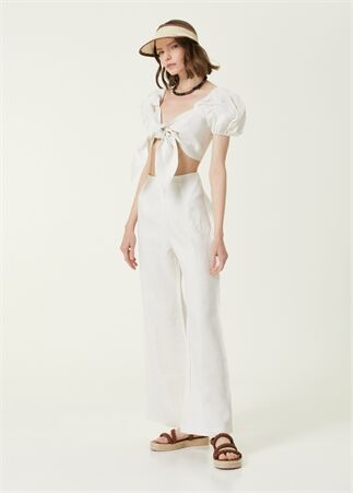 Faithfull The Brand Kadın Pantolon Bej M Eu