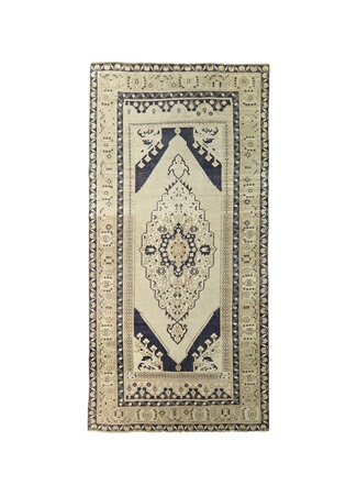 Soho Antiq Lucille Bej El Dokuma 120x177 cm Vintage Yün Halı Çok Renkli