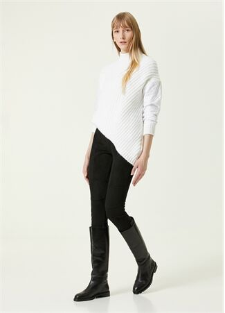 Network Kadın Slim Fit Siyah Pantolon S EU