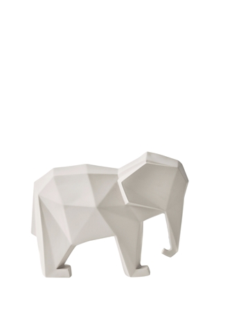 Esma Dereboy Beyaz Fil Formlu Dekoratif Porselen Obje Bej Esma Dereboy Beyaz Fil Formlu Dekoratif Porselen Obje Bej