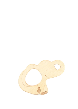 Atelier by Baby Çocuk Fil Formlu Ahşap Diş Kaşıyıcı EU