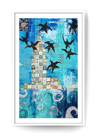 Lovinart Beyaz Box Çerçeveli- Lovinart Beyaz Box Çerçeveli-