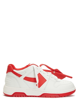 Off-white Erkek Beyaz Kırmızı Logolu Deri Sneaker 39 Eu Off-white Erkek Beyaz Kırmızı Logolu Deri Sneaker 39 Eu