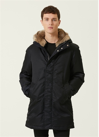 Lempelius Erkek Lacivert Kapüşonlu Parka M EU