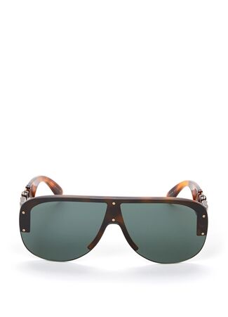 Versace Erkek Kahverengi Medusa Detaylı Güneş Gözlüğü 48 EU