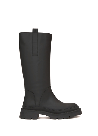 Beymen Club Kadın Siyah Deri Yağmur Çizmesi 36