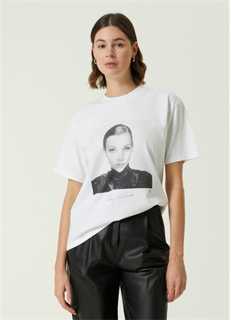 Anine Bing Kadın x To Kate Moss Ida Beyaz T-shirt XS EU Anine Bing Kadın x To Kate Moss Ida Beyaz T-shirt XS EU