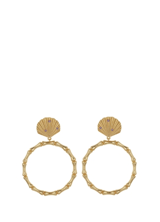Aden Newyork Kadın New Alexandra Gold Halka Formlu Küpe Altın Rengi M EU Aden Newyork Kadın New Alexandra Gold Halka Formlu Küpe Altın Rengi M EU