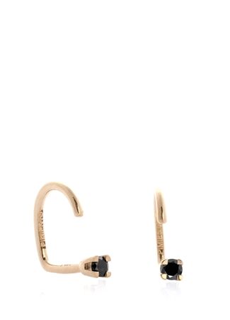 Collection-Pimiento Kadın Taş Detaylı Altın Rengi Tek Küpe EU