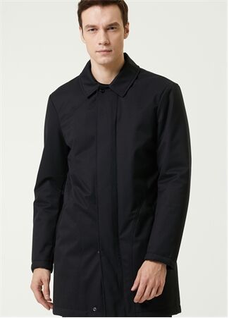 Palzileri Lab Erkek Siyah Polo Yaka Yağmurluk 50 IT