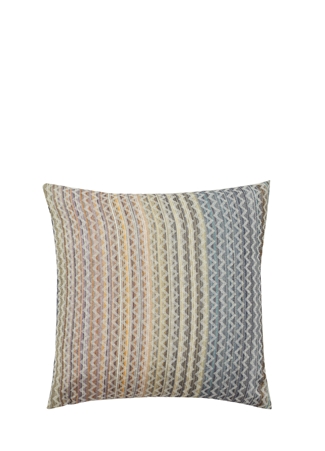 Missoni Home Simone Zikzak Desenli 40x40 Keten Dekoratif Yastık Çok Renkli