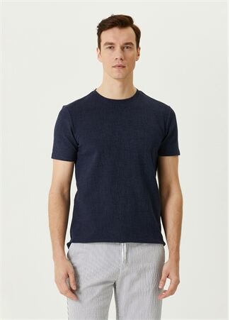 Network Erkek Slim Fit Lacivert T-shirt S EU