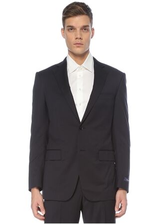 Pal Zileri Erkek Lacivert Yün Takım Elbise 48 IT