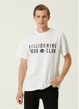 Billionaire Boys Club Erkek Beyaz Kontrast Logo Detaylı T-shirt L EU Billionaire Boys Club Erkek Beyaz Kontrast Logo Detaylı T-shirt L EU