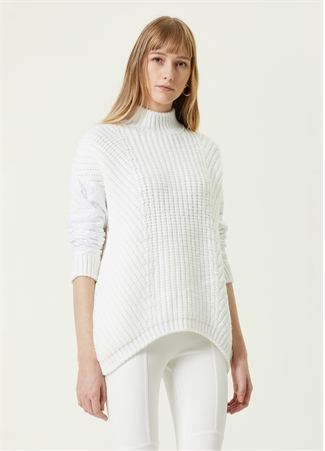 Network Kadın Basic Fit Beyaz Kazak L EU Network Kadın Basic Fit Beyaz Kazak L EU