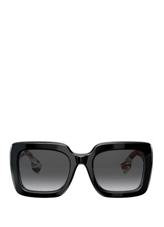 Burberry Kadın Siyah Kare Formlu Güneş Gözlüğü 52 EU