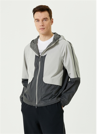 Z Zegna Erkek Use The Existing Gri Kapüşonlu Mont Bej L It