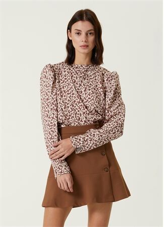Network Kadın Regular Fit Bej Bluz S EU