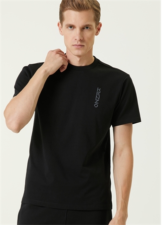 Kenzo Erkek Siyah Logo Baskılı T-shirt XS EU