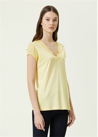 Network Kadın TSHIRT Sarı XS EU