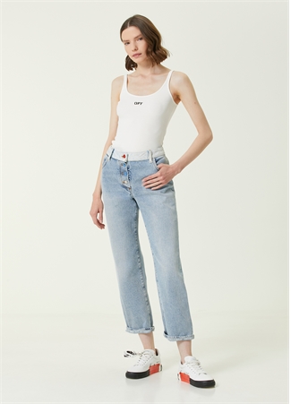 Off-white Kadın Mavi Jean Pantolon 25 Us Off-white Kadın Mavi Jean Pantolon 25 Us