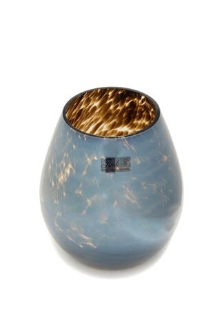 Fink Kahverengi Cam Vazo