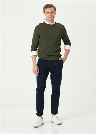 Beymen Club Erkek Regular Fit Lacivert Panama Dokulu Spor Pantolon 46 Beymen Club Erkek Regular Fit Lacivert Panama Dokulu Spor Pantolon 46