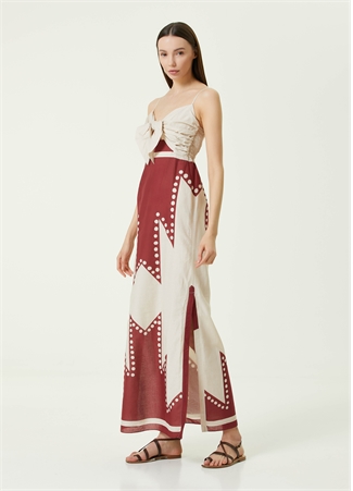 Johanna Ortiz Kadın Kahverengi Fiyonk Detaylı Maksi Kaftan 6 Us Johanna Ortiz Kadın Kahverengi Fiyonk Detaylı Maksi Kaftan 6 Us