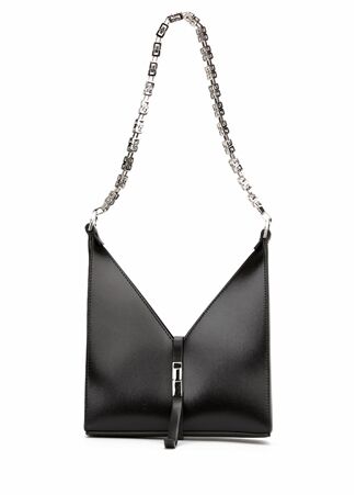 Givenchy Kadın Mini Cut Out Siyah Deri Omuz Çantası EU