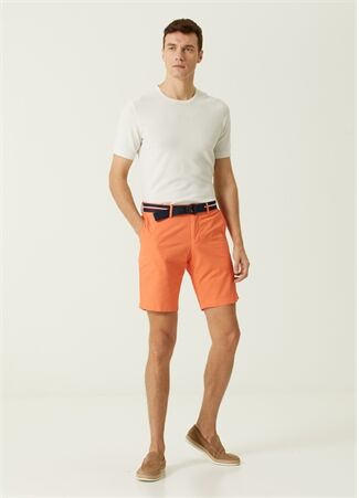 Tommy Hilfiger Erkek Turuncu Logolu Organik Pamuk Şort 29 EU Tommy Hilfiger Erkek Turuncu Logolu Organik Pamuk Şort 29 EU