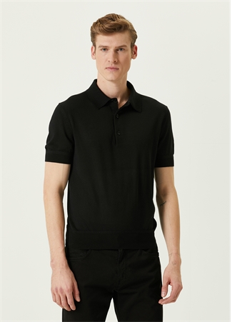 Tom Ford Erkek Siyah Polo Yaka Kaşmir Triko 46 IT Tom Ford Erkek Siyah Polo Yaka Kaşmir Triko 46 IT