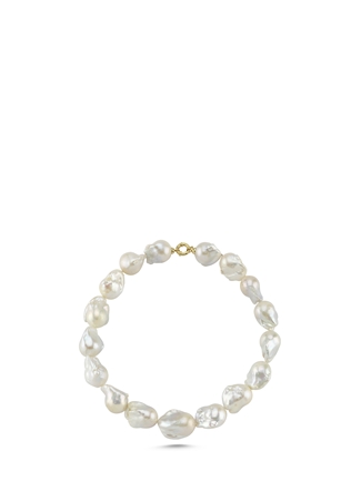 Collection-By İncifer Kadın Barok İncili Altın Rengi Kolye EU