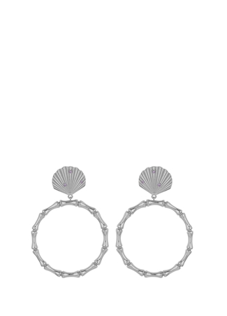 Aden Newyork Kadın New Alexandra Silver Halka Formlu Küpe Gri M EU Aden Newyork Kadın New Alexandra Silver Halka Formlu Küpe Gri M EU