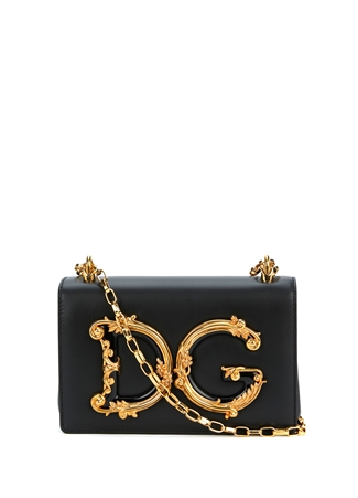 Dolce&gabbana Kadın Dg Girl Siyah Deri Çanta Eu Dolce&gabbana Kadın Dg Girl Siyah Deri Çanta Eu