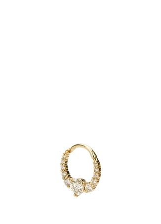 Collection-Pimiento Kadın Pırlantalı Altın Rengi Tek Küpe EU