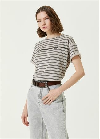 Brunello Cucinelli Kadın TSHIRT Bej S EU
