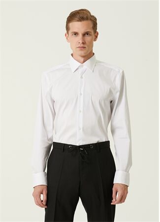 Boss Erkek Beyaz İngiliz Yaka Gömlek 39 IT