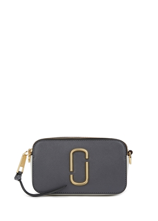 Marc Jacobs (The) Kadın The Snapshot Gri Deri Omuz Çantası EU