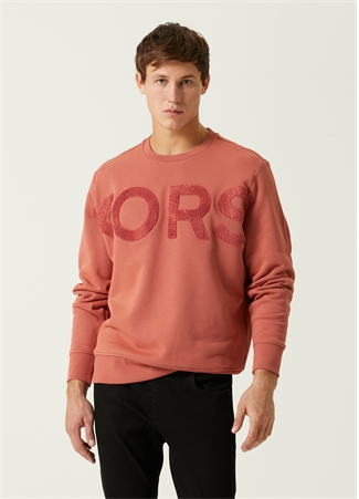 Michael Kors Erkek Kiremit Logo Detaylı Sweatshirt Kırmızı M Eu Michael Kors Erkek Kiremit Logo Detaylı Sweatshirt Kırmızı M Eu