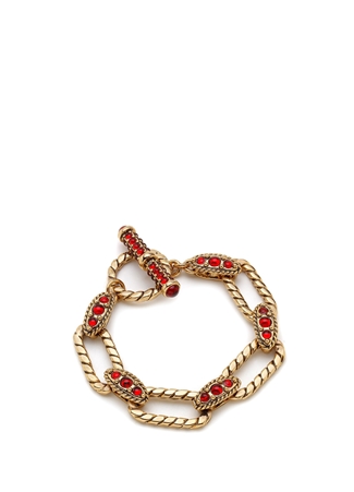 Mon Reve Kadın Prodella Altın Rengi Kaplama Pirinç Bileklik Kırmızı EU Mon Reve Kadın Prodella Altın Rengi Kaplama Pirinç Bileklik Kırmızı EU