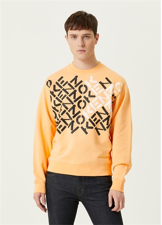 Kenzo Erkek Turuncu Logo Baskılı Sweatshirt Xs Eu Kenzo Erkek Turuncu Logo Baskılı Sweatshirt Xs Eu