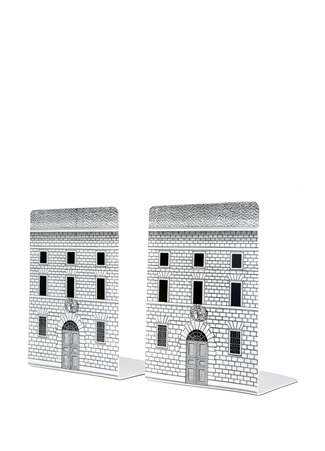 Fornasetti Bookends Architettura Kitap Tutacağı Siyah Fornasetti Bookends Architettura Kitap Tutacağı Siyah