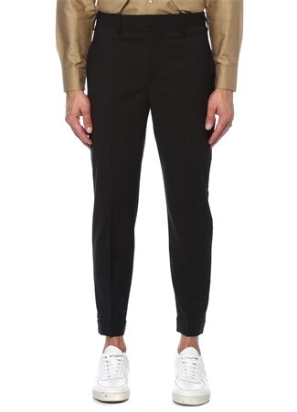 Neil Barrett Erkek Siyah Dar Paça Pantolon 52 IT