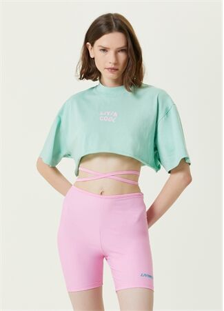 Livincool Kadın Tshirt Yeşil Xs Eu