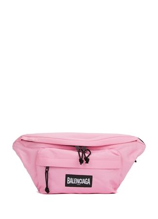 Balenciaga Kadın XXL Pembe Logolu Çanta EU