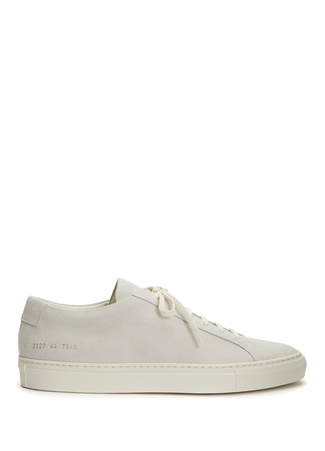 Common Projects Erkek Gri Logolu Deri Sneaker 39 Eu Common Projects Erkek Gri Logolu Deri Sneaker 39 Eu